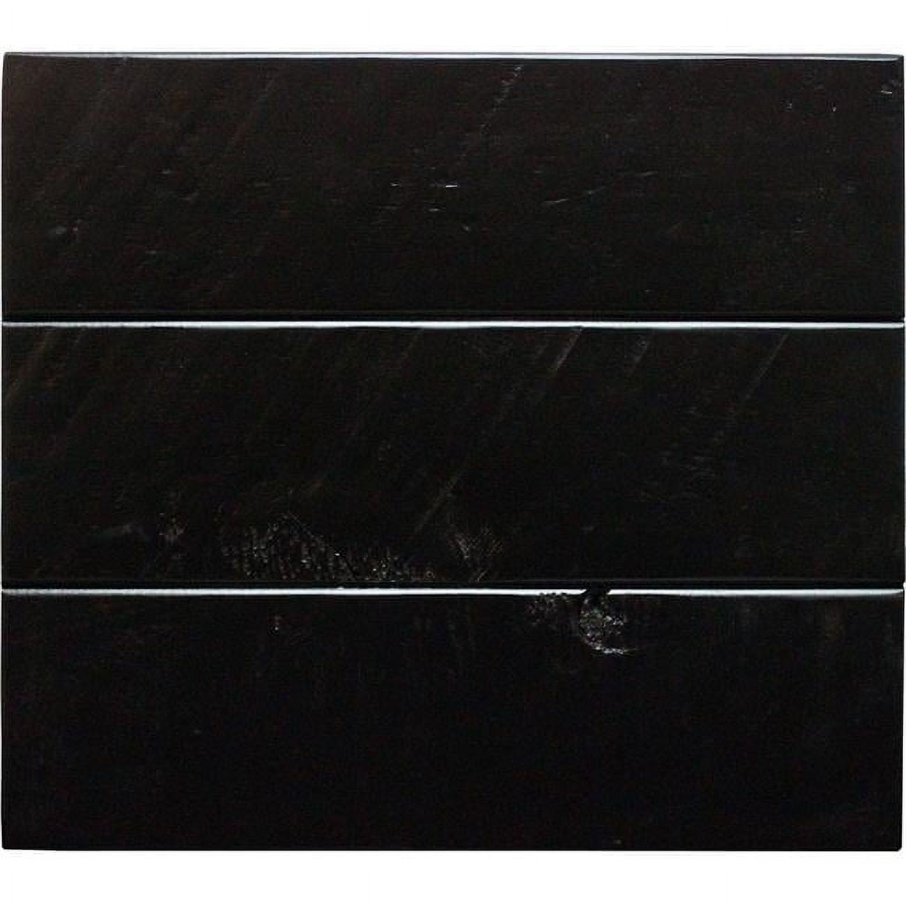 Rustic Curve Corner Shutter TV Stand in Antique Black - Walmart.com