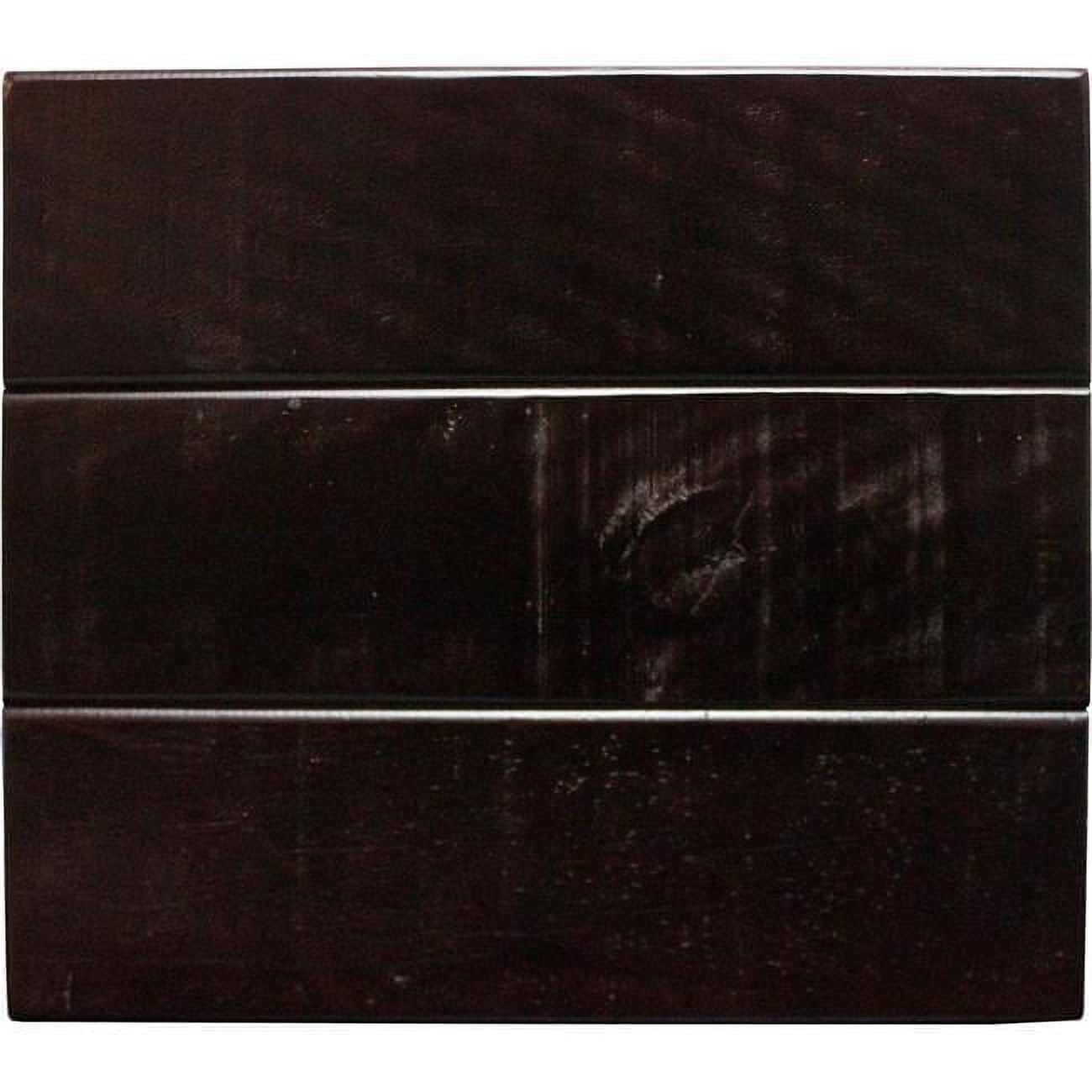 Rustic Curve Corner Shutter TV Stand in Caribbean Rum - Walmart.com