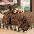 92" x 108" Rustic Damask King Size 100% Cotton Bedding Quilt - Walmart.com
