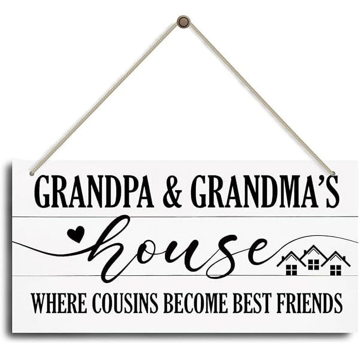 Rustic Decor, Hanging Wood Plaque With Rope, Decorative Wood Wall ...