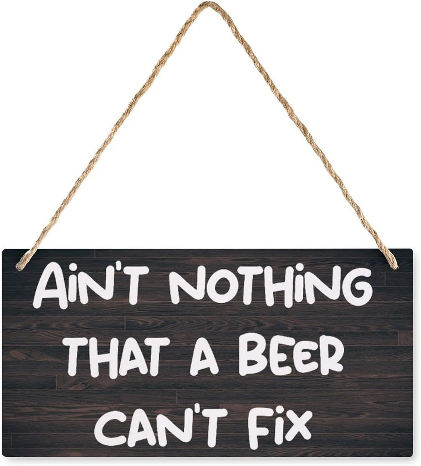 Rustic Decor Sign Vintage Style Ain'T Nothing That A Beer Can'T Fix ...