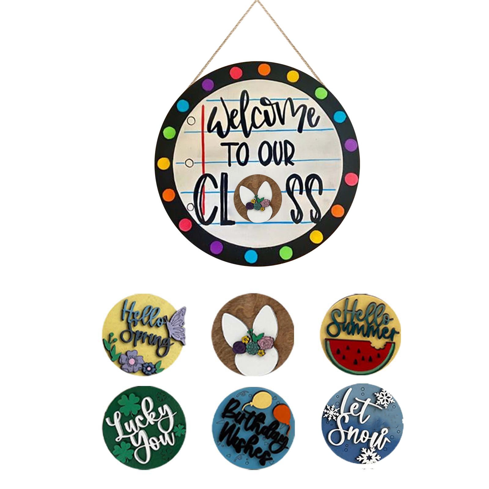 Rustic Decorations for Living Room Welcome Sign Small Wooden Welcome ...