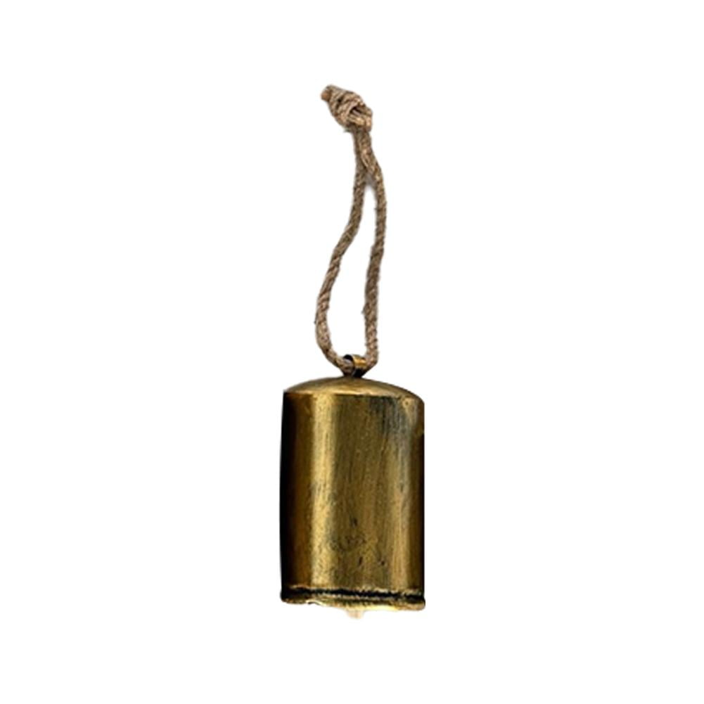 Rustic Decorative Cow Bells Cluster Christmas Bell Vintage Brass Coated ...