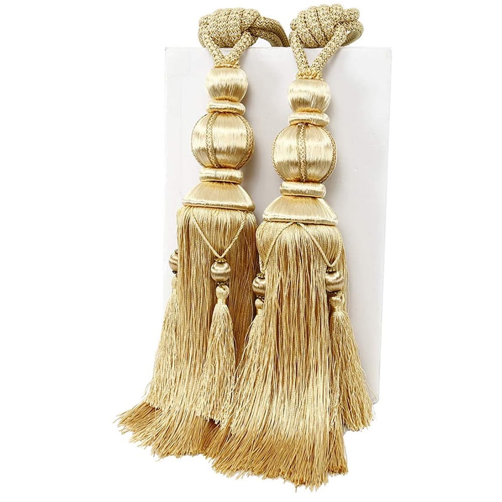 Quickwittc 2pcs Lantern Single Hanging Ball Tassels Curtains Buckle ...