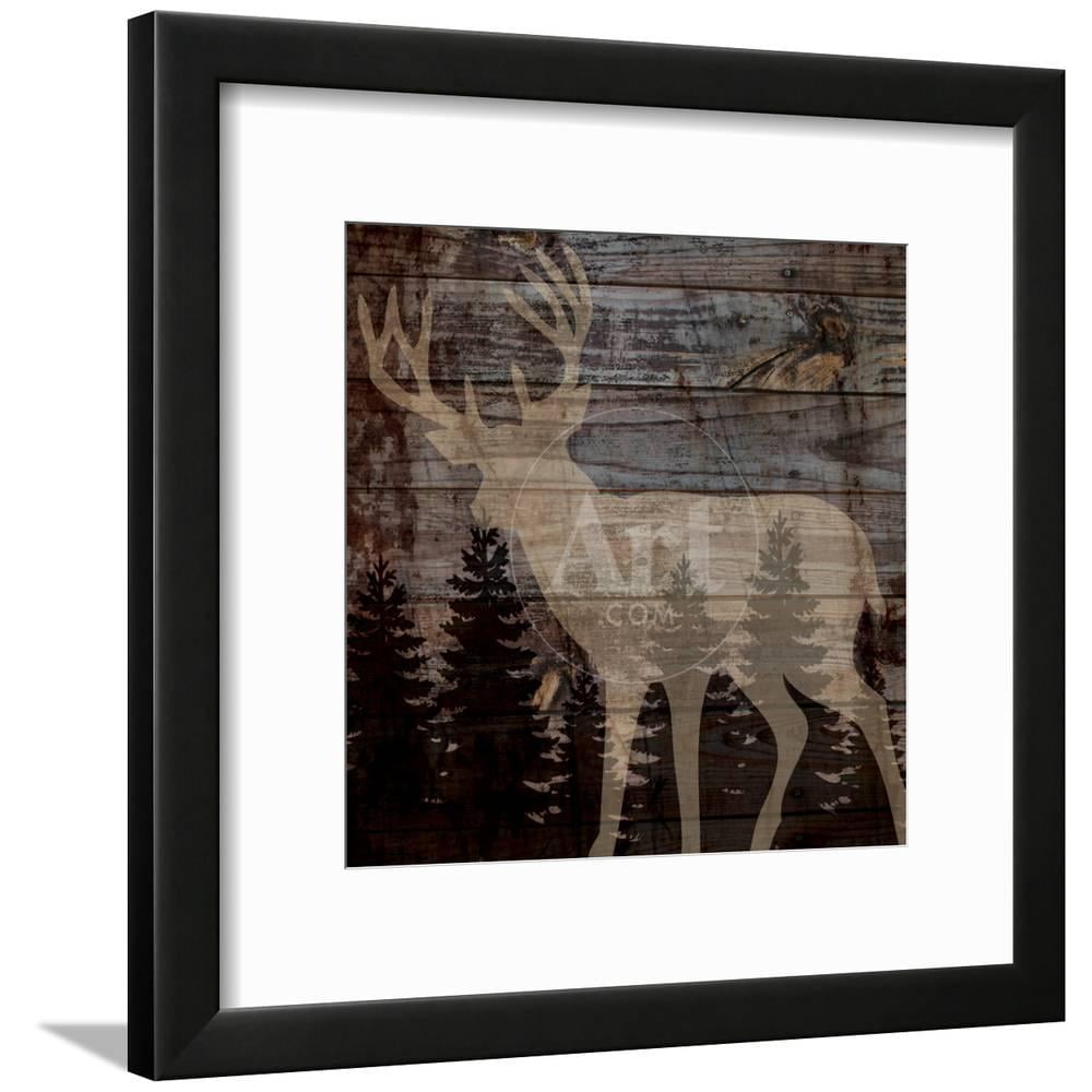 Rustic Deer, Animals Framed Art Print Wall Art by Piper Ballantyne Sold ...