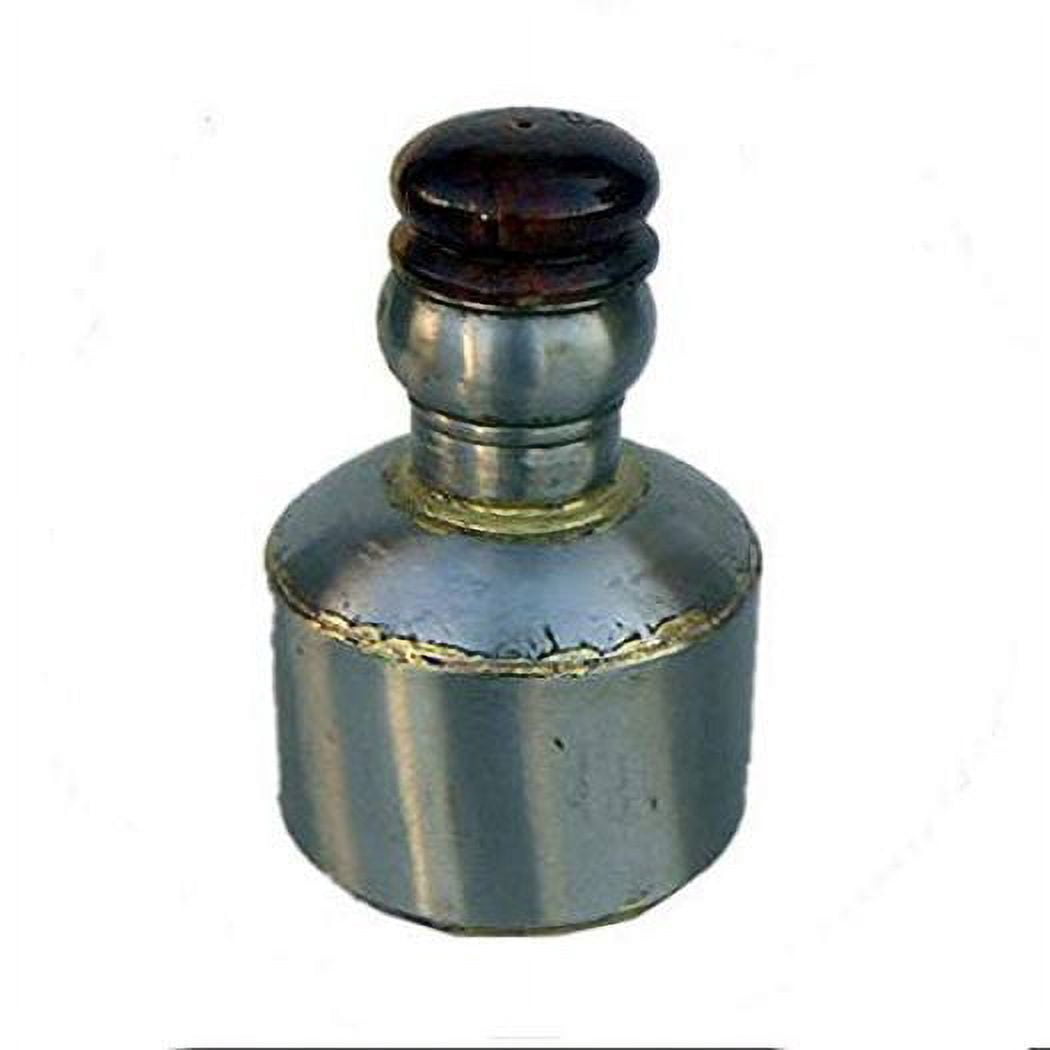 Rustic Distressed Wrought Iron Vase / Jug With Wood Cork 10 Inch ...