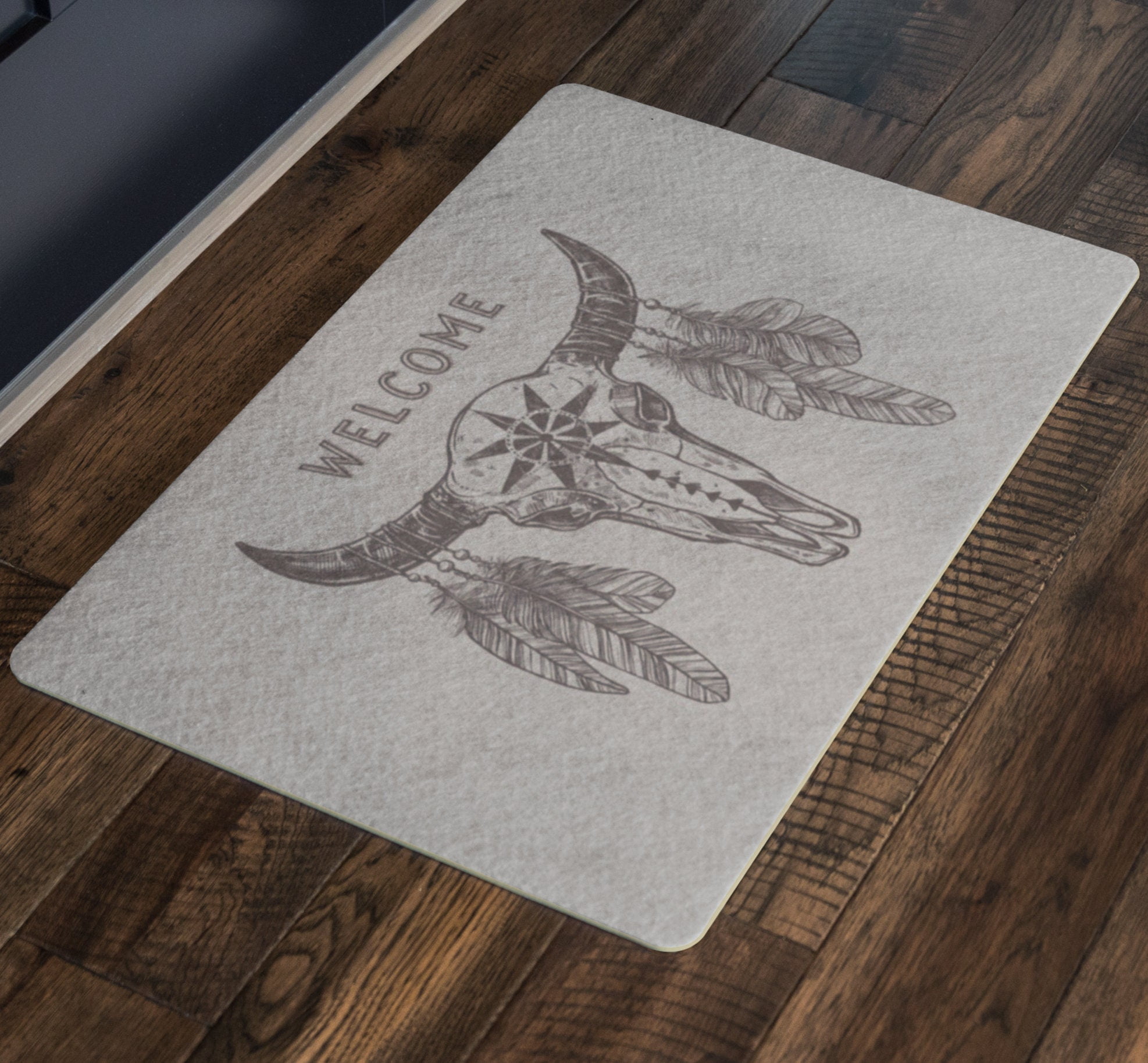 Rustic Doormat Outdoor Entrance Doormat Welcome Mat Ranch Farm Cowgirl ...