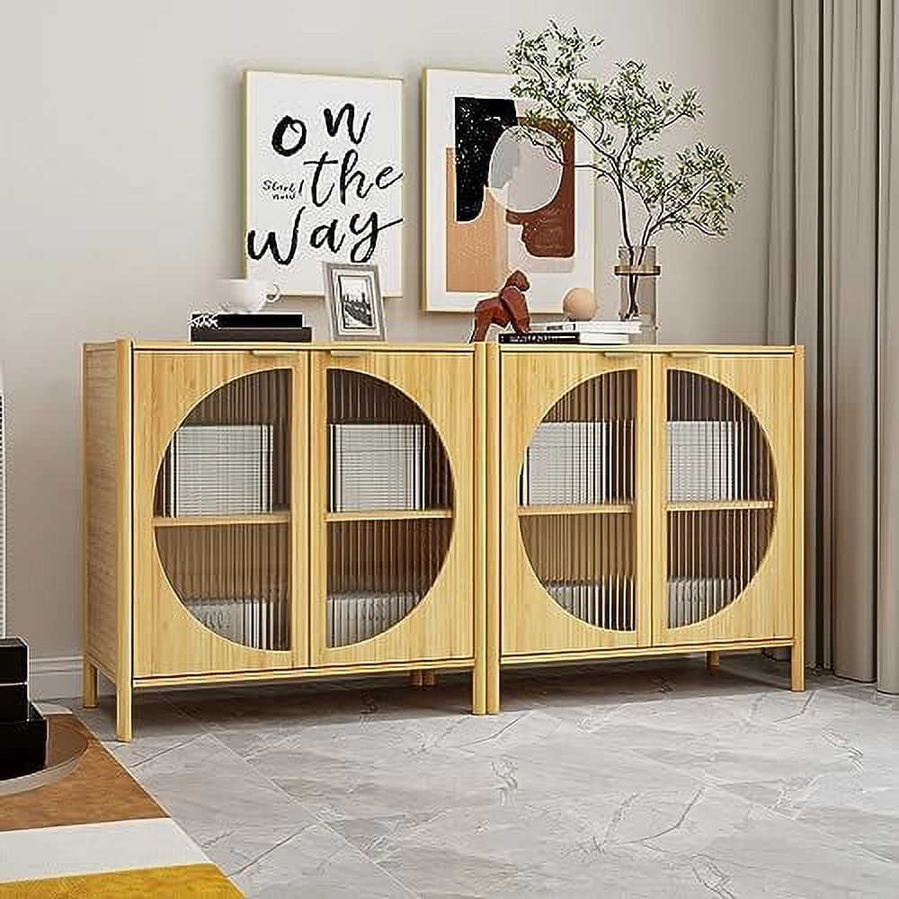Rustic Elegant Buffet Sideboard Solid Accent Cabinet Console Tables for ...