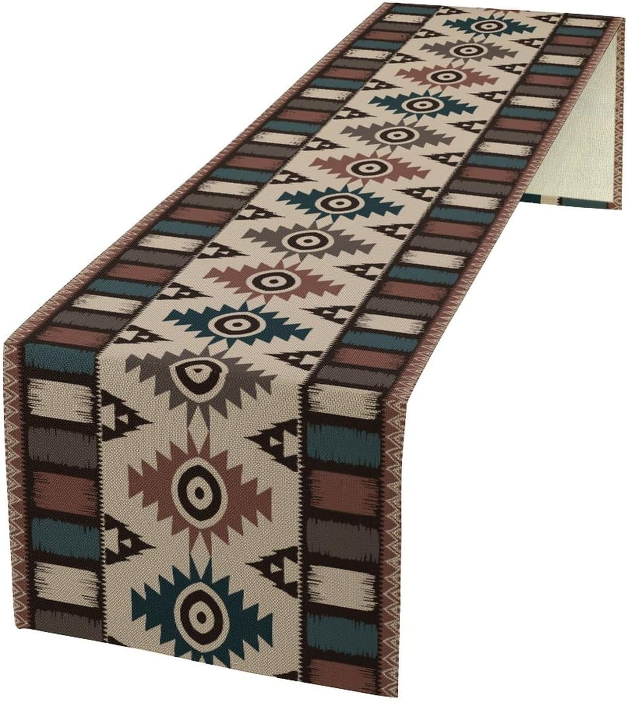 Rustic Ethnic African Table Runner Vintage Tribal Aztec Southwestern ...