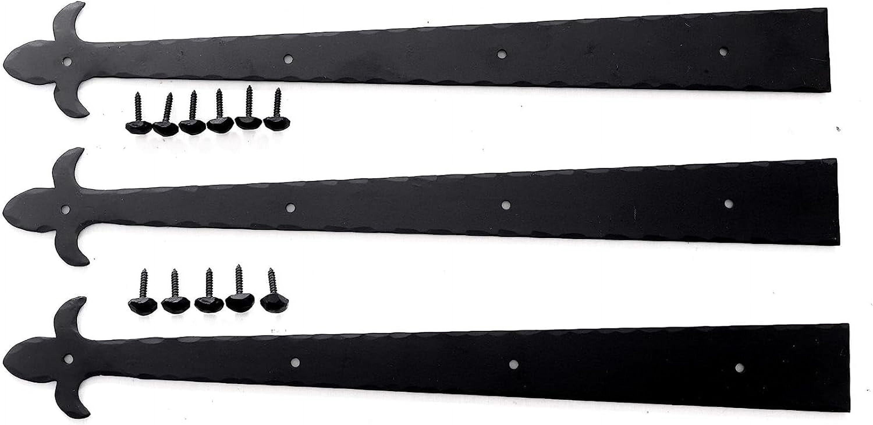 The Rustic Express - Screw Mounted Iron Straps - 20x 2" x 3" - Box of 3 ...
