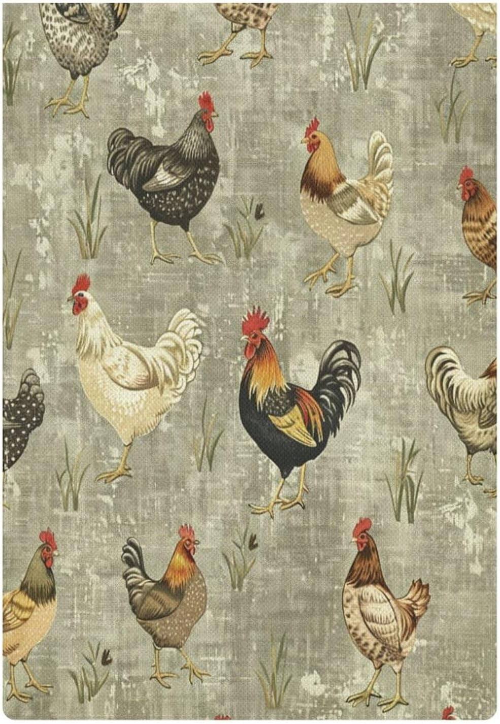 Rustic Farmhouse Chicken Garden Flag 12x18 Inch Double Sided Outdoor ...