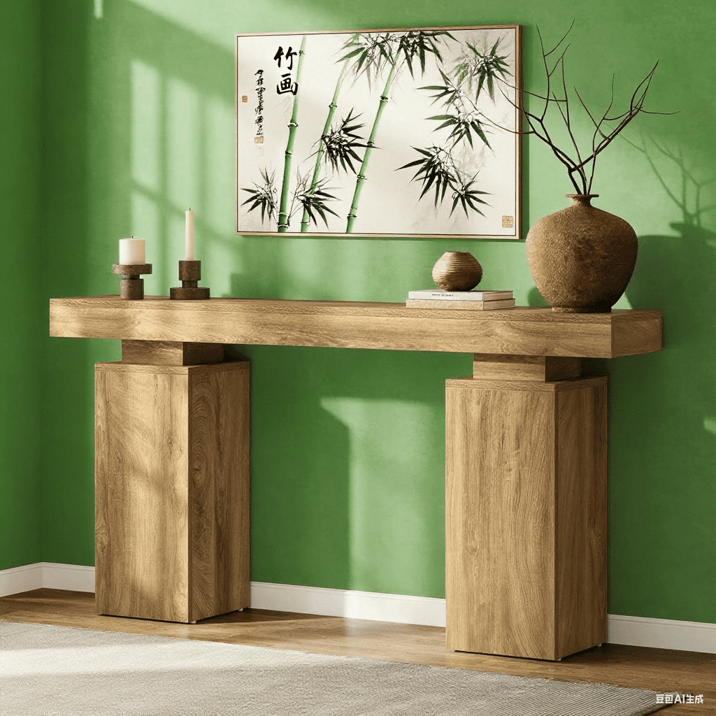 Rustic Farmhouse Console Table: 63" Long Entryway Table with Ample ...