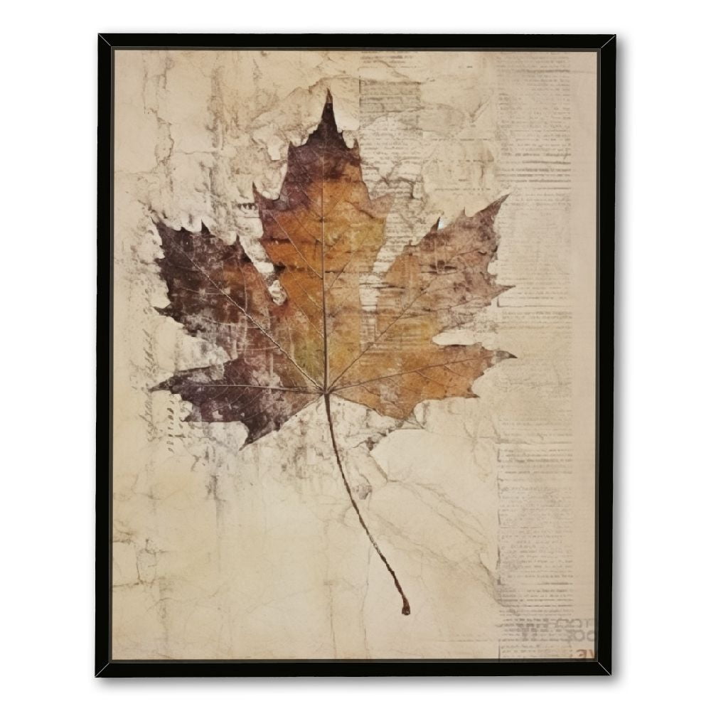 Rustic Farmhouse Fall Watercolor Drawing Framed Wall Art Canvas Prints ...
