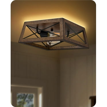 UHG 5-Light Elegant Farmhouse Chandelier for Living Room, Rustic ...