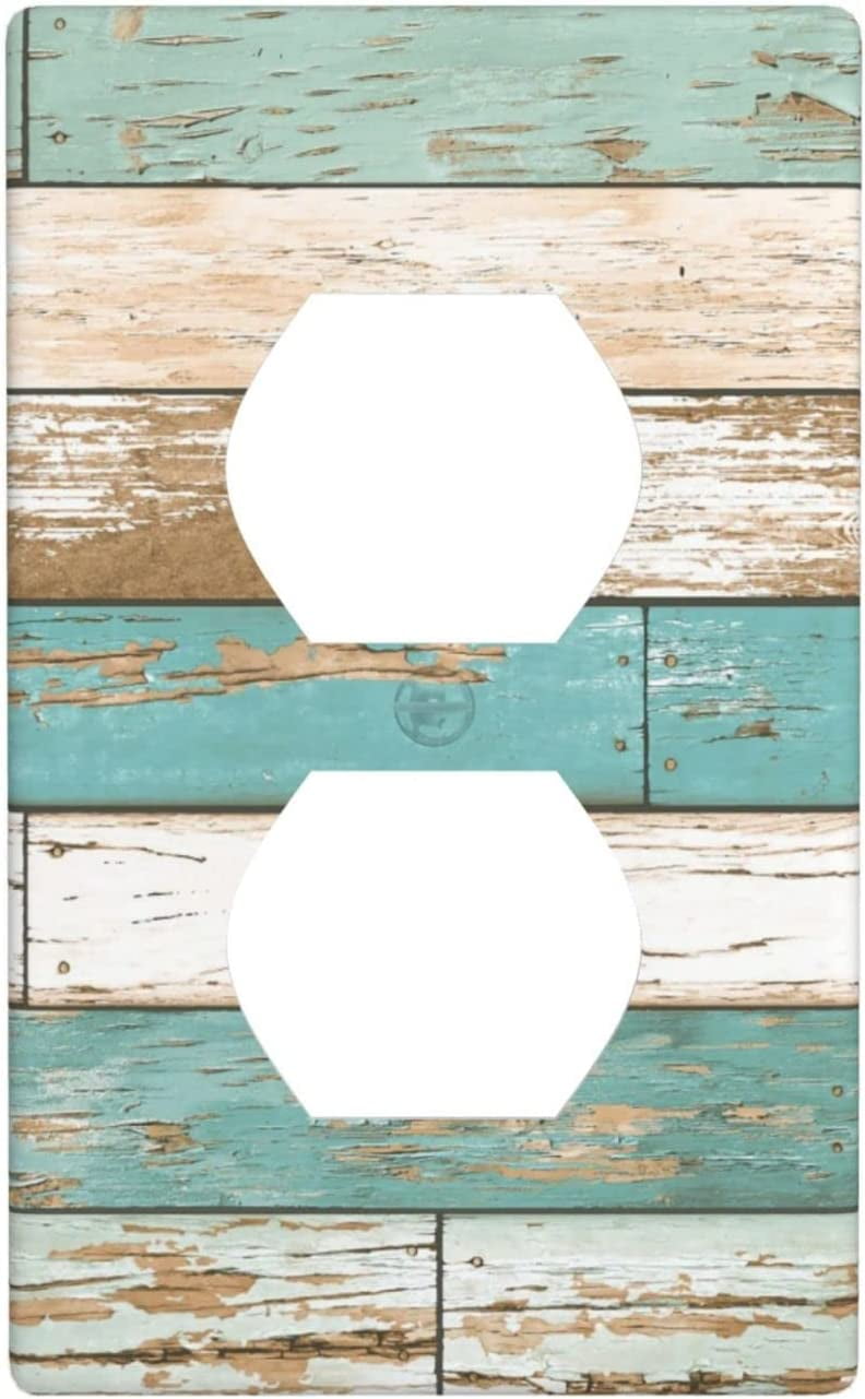 Rustic Farmhouse Light Switch Cover 1 Gang Wall Plate Rocker Switch ...