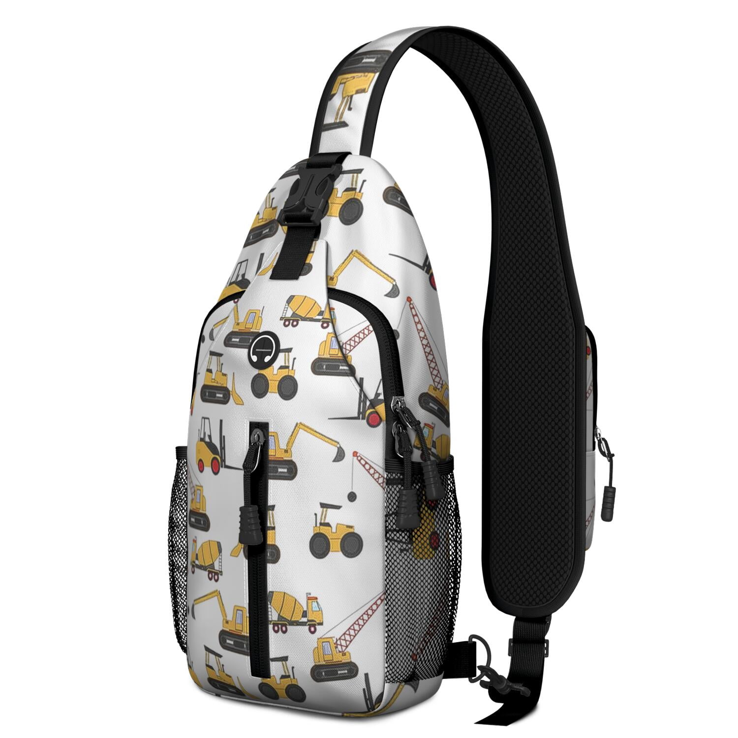 Rustic Farmhouse Plaid Print Sling Backpack – Red Buffalo Plaid ...