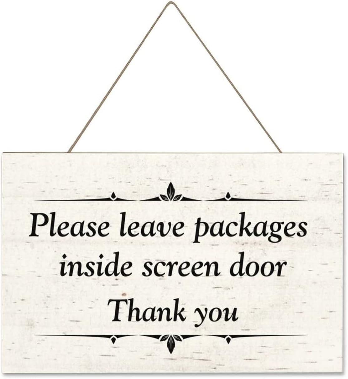 Rustic Farmhouse Please Leave Packages Inside Screen Door, Thank You ...