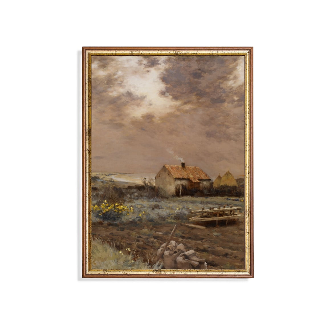 Rustic Farmhouse Poster Antique Countryside Cottage Home Decor, 12x18 ...