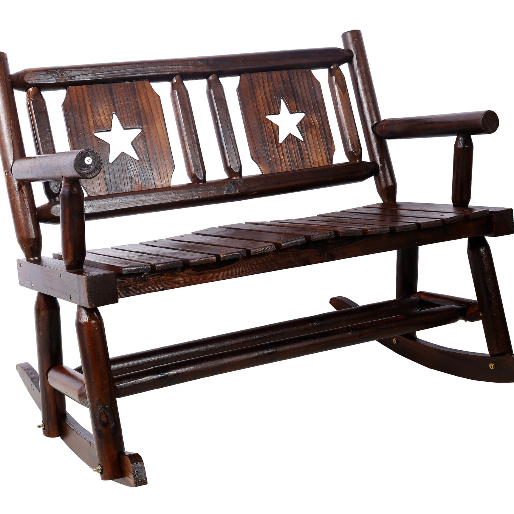 Rustic Farmhouse Rocking Chair - Transforms Porch into Cozy Space ...