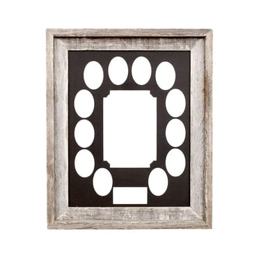 School Years Picture Frame - Oval Collage - Holds 2x3 Wallet Photos - K ...