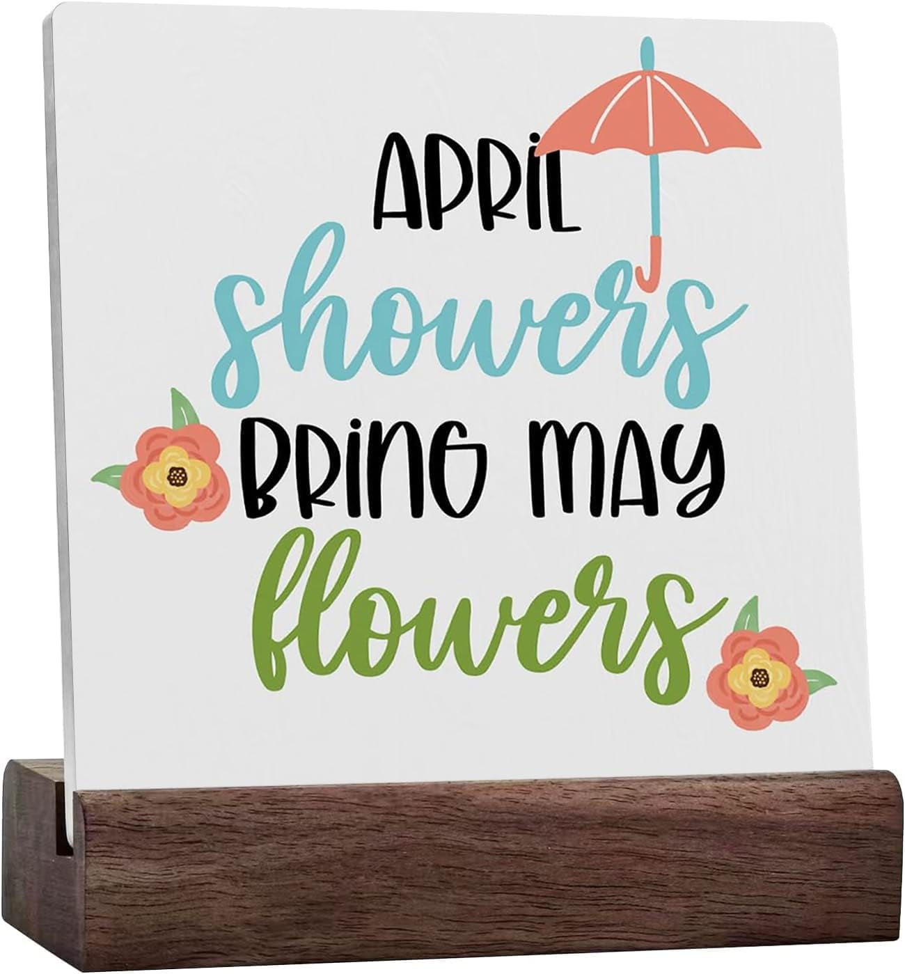 Rustic Farmhouse Spring Flowers Country Home Office Desk Decor April ...