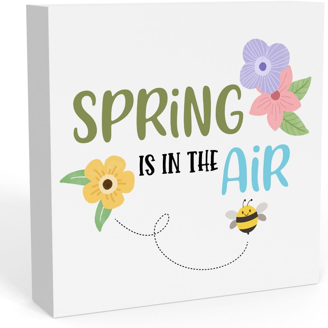 Rustic Farmhouse Spring Flowers Country Home Office Desk Decor Spring ...