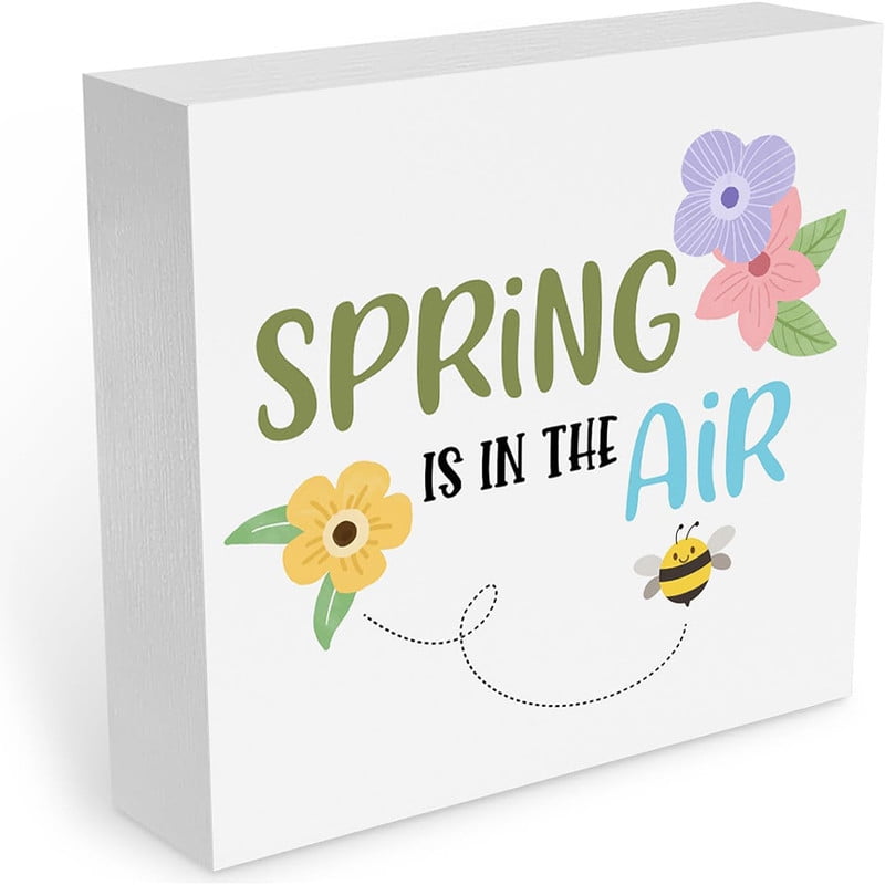 Rustic Farmhouse Spring Flowers Country Home Office Desk Decor Spring ...