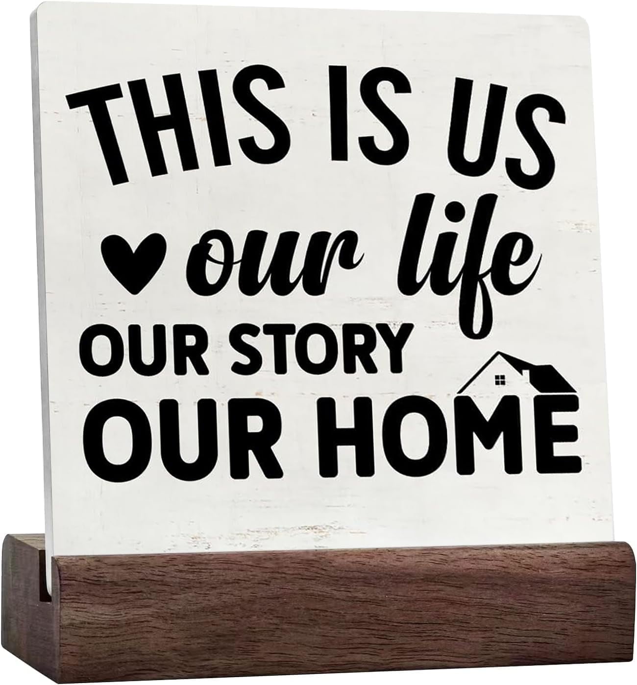 Rustic Farmhouse Style This Is Us Our Life Our Story Our Home Sign Wood ...