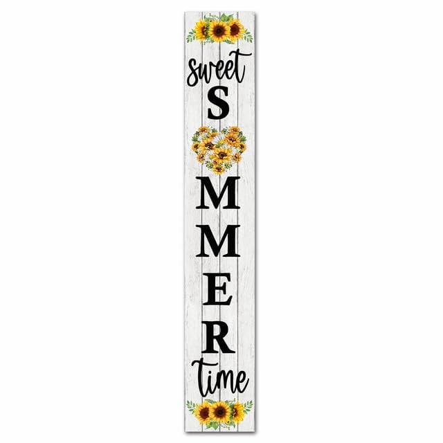 Rustic Farmhouse Sunflower Porch Sign Summer Wooden Porch Sign Sweet ...