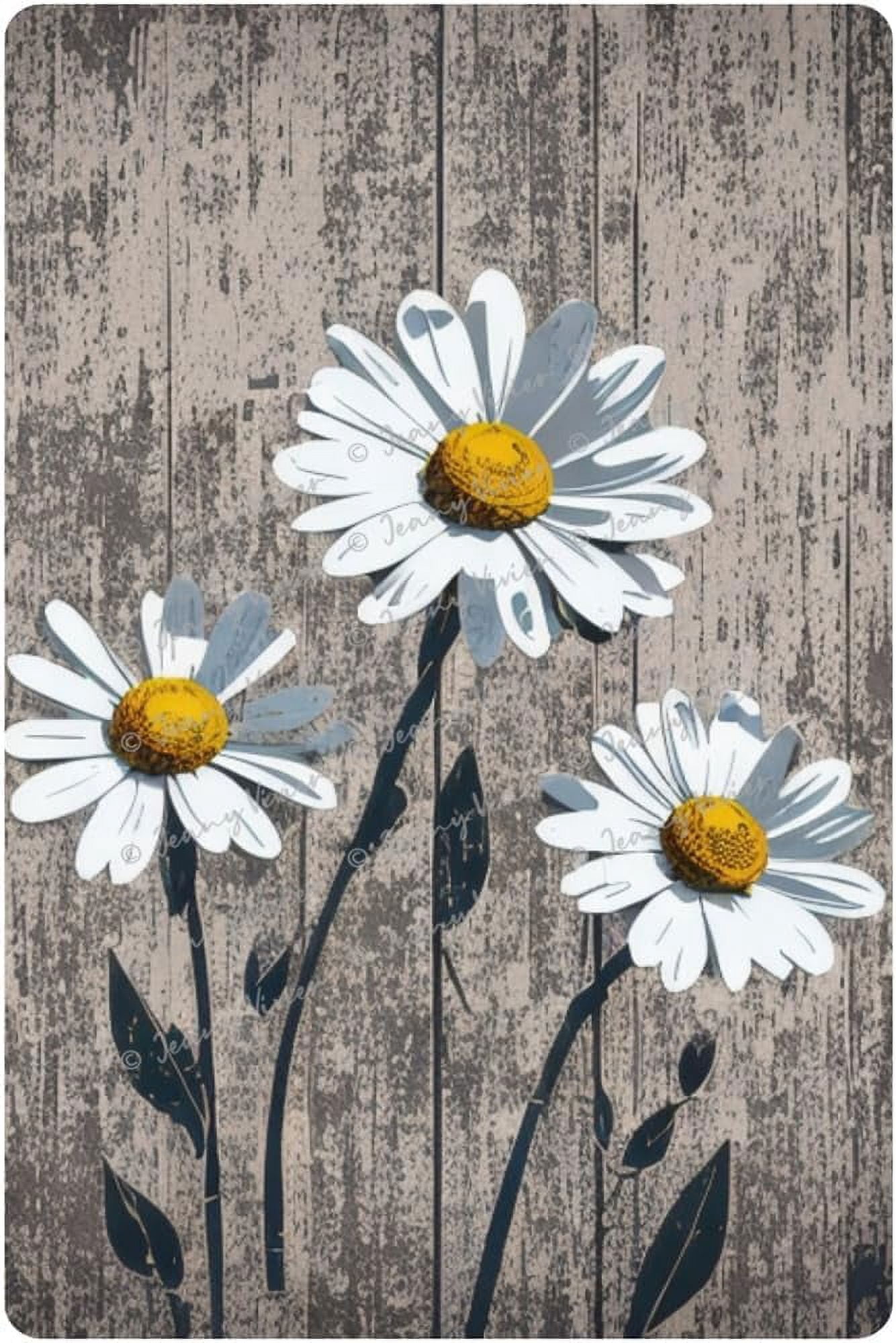 Rustic Farmhouse Sunflower Retro Tin Sign Vintage Wall Art Flowers ...