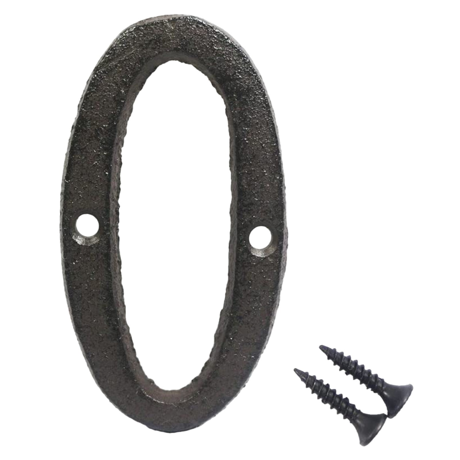 Rustic Farmhouse Wrought Iron Numbers Cast Iron House Digits DIY Metal ...