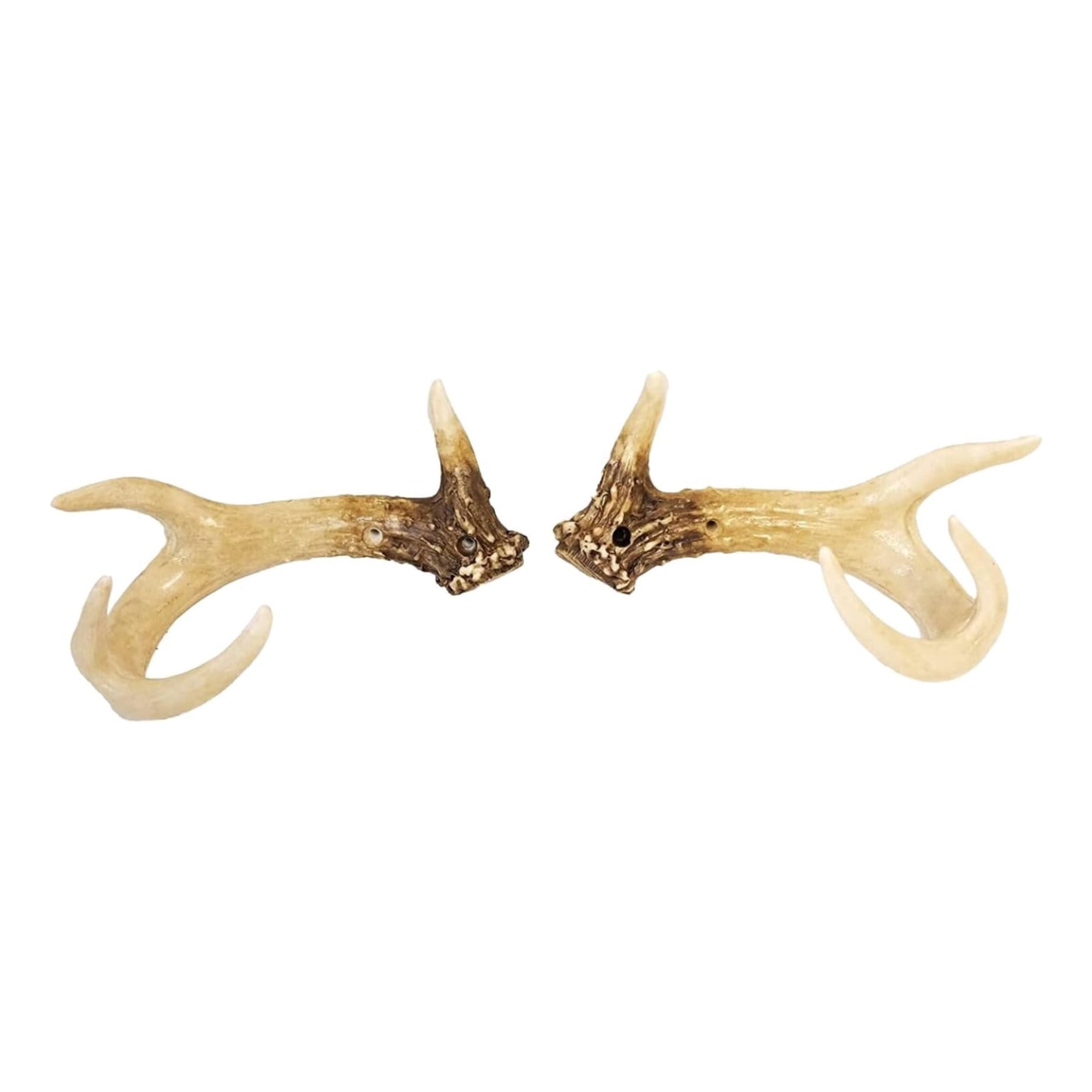 Rustic Faux Deer Antler Curtain Drapery Holdback Tie back Holder Hook ...
