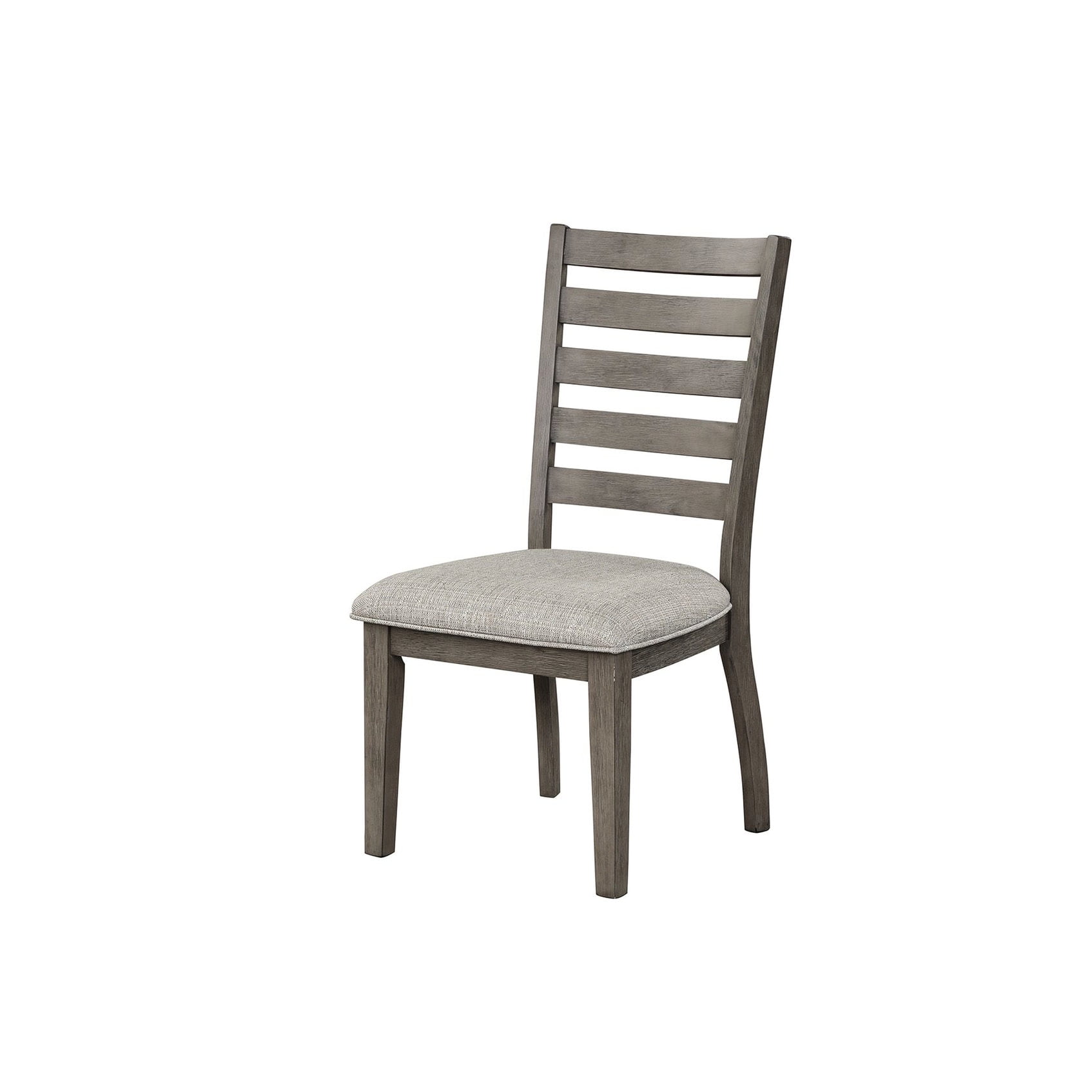 Rustic Finish Ladderback Chair with Upholstered Seat / Used in Dining ...
