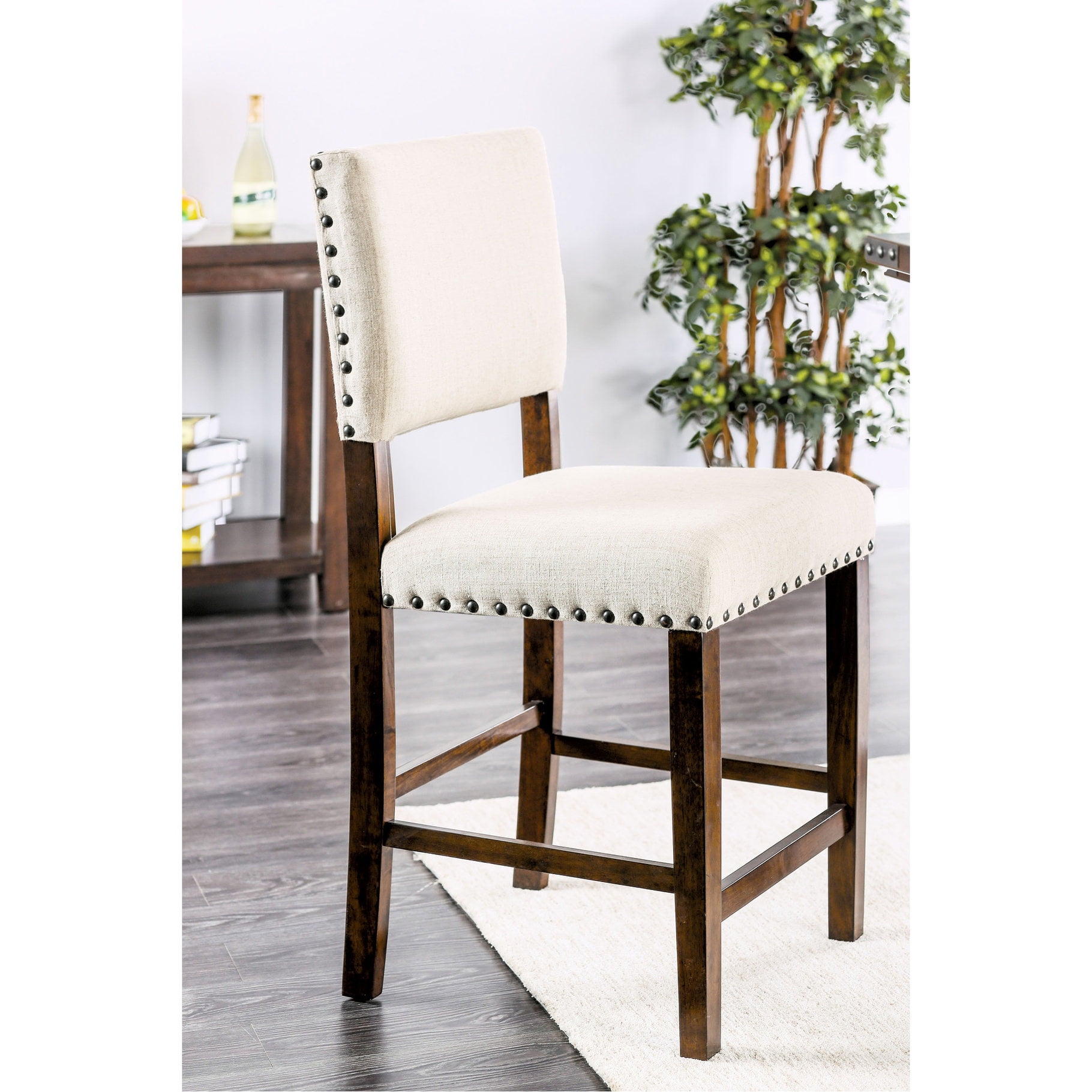 Rustic Flair with Nailhead - Family Dining, Farmhouse Ambiance ...