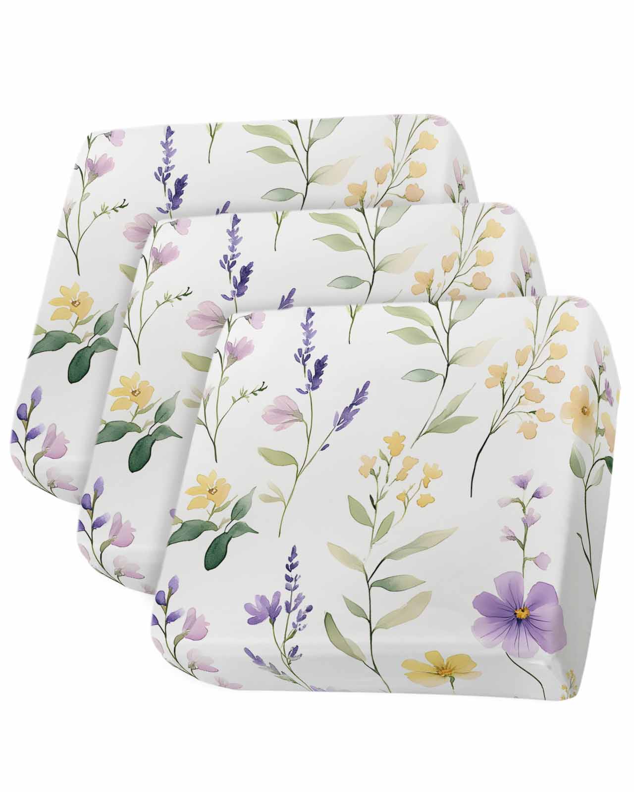 Rustic Floral Spring Sofa Couch Cushion Covers Washable, Removable ...