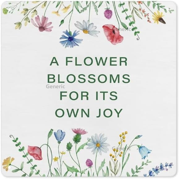 Rustic Flower Bloom Decorations Spring Floral Home Office Decor Sign ...