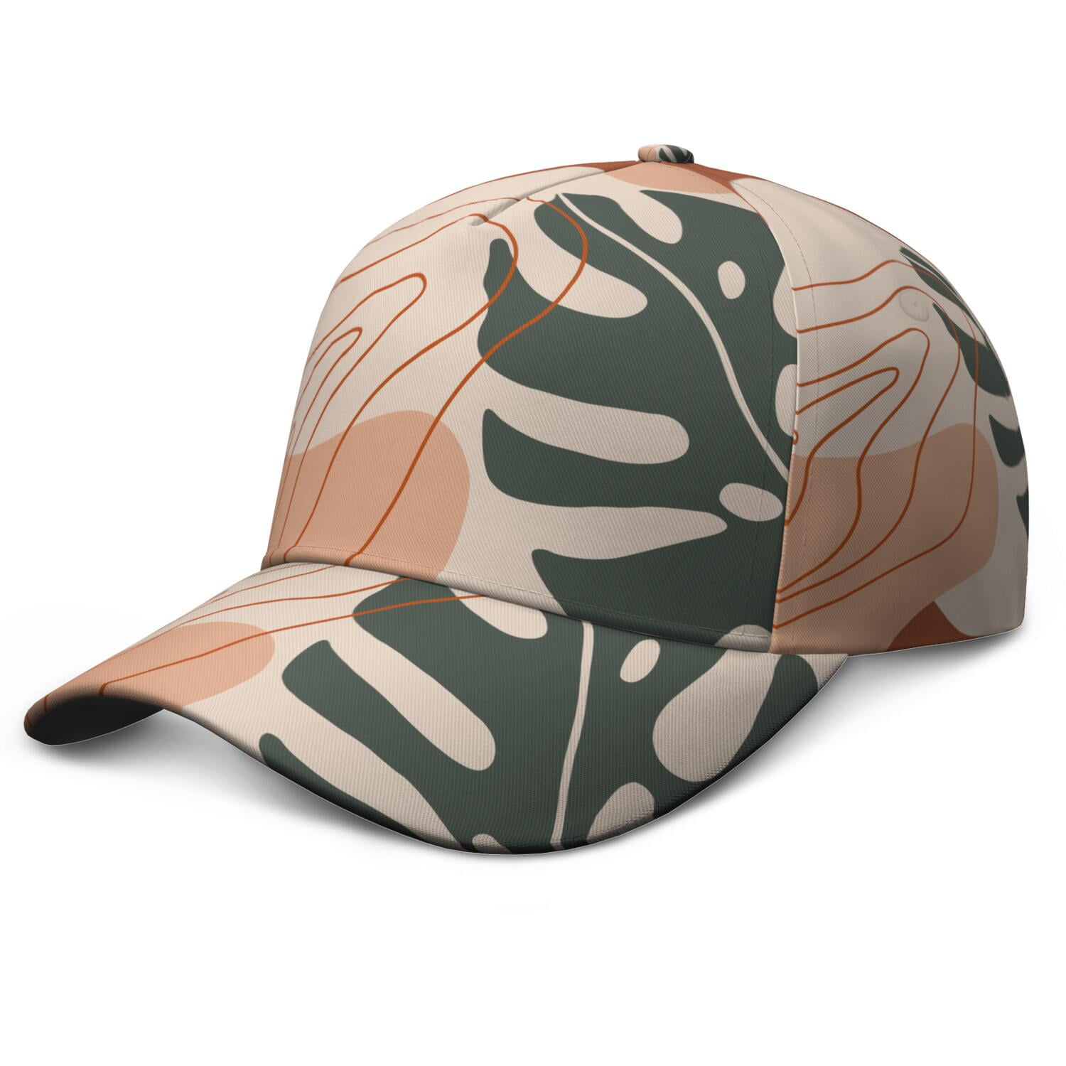 Rustic Folk Style Dad Hat – Bohemian Ink Sketch Baseball Cap for Men ...