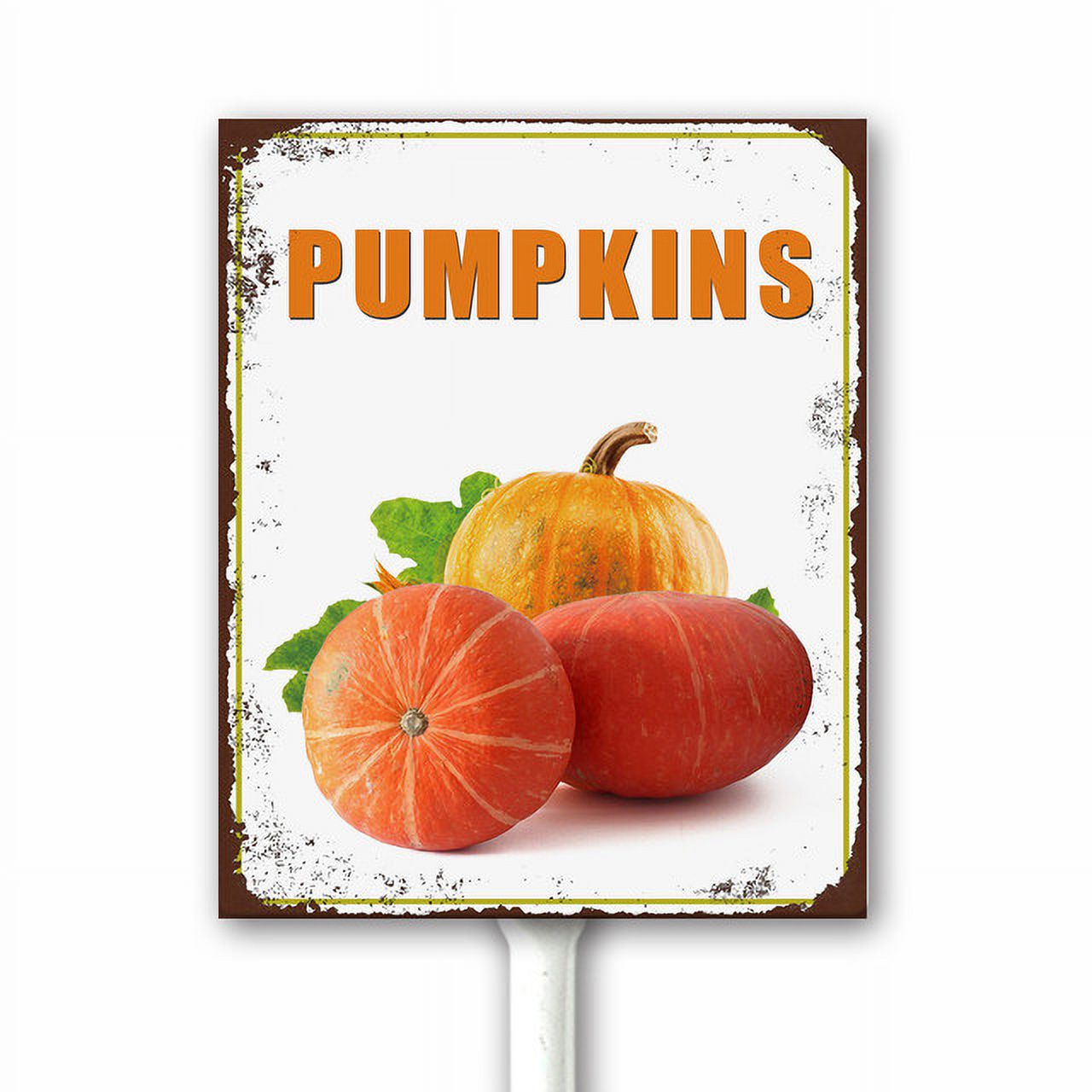 Rustic Fruit Signs For Garden Apples Yard Sign With Metal Stake Durable ...