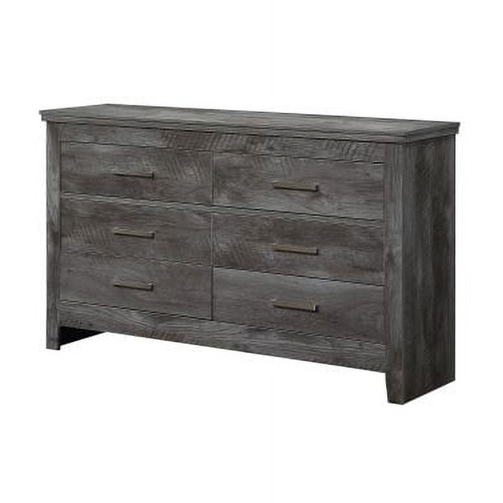 Rustic Grey Oak Dressing Table for Natural Forest Style Bedroom ...
