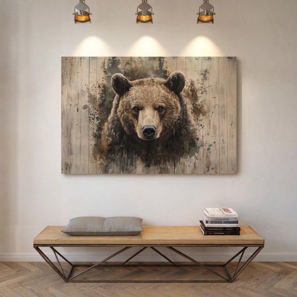 Lodge Bear Decor Home Decor Collection with Rustic and Woodland Themes
