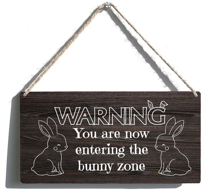 Rustic Hanging Wood Sign Cute Welcome Wood Signs Warning You Are Now ...