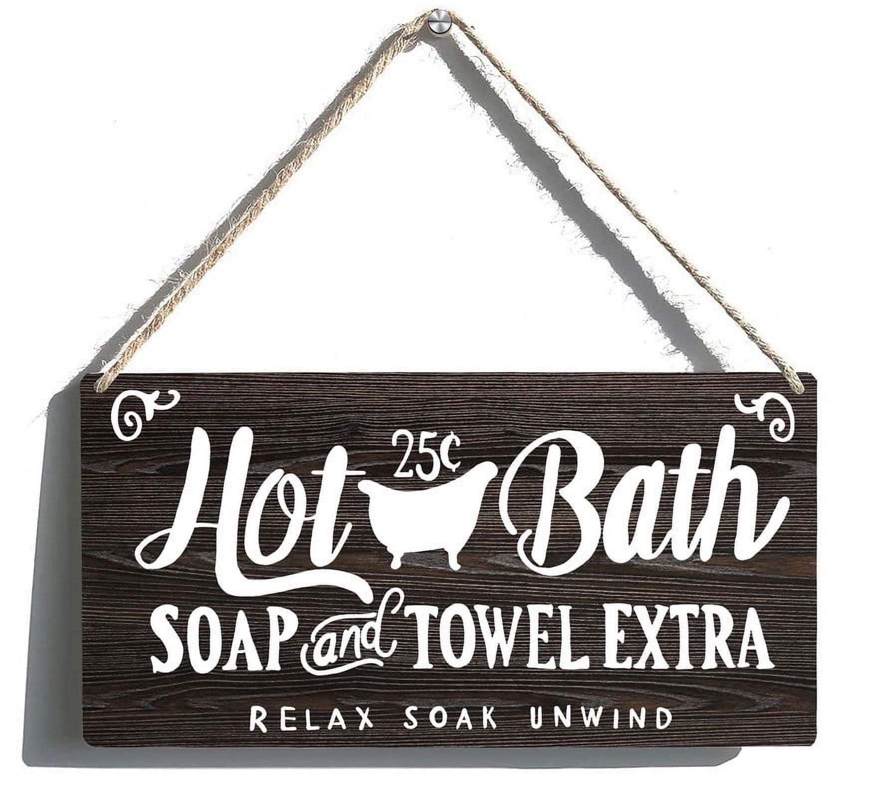 Rustic Hanging Wood Sign Handmade Farmhouse Style Framed Wood Sign Hot ...