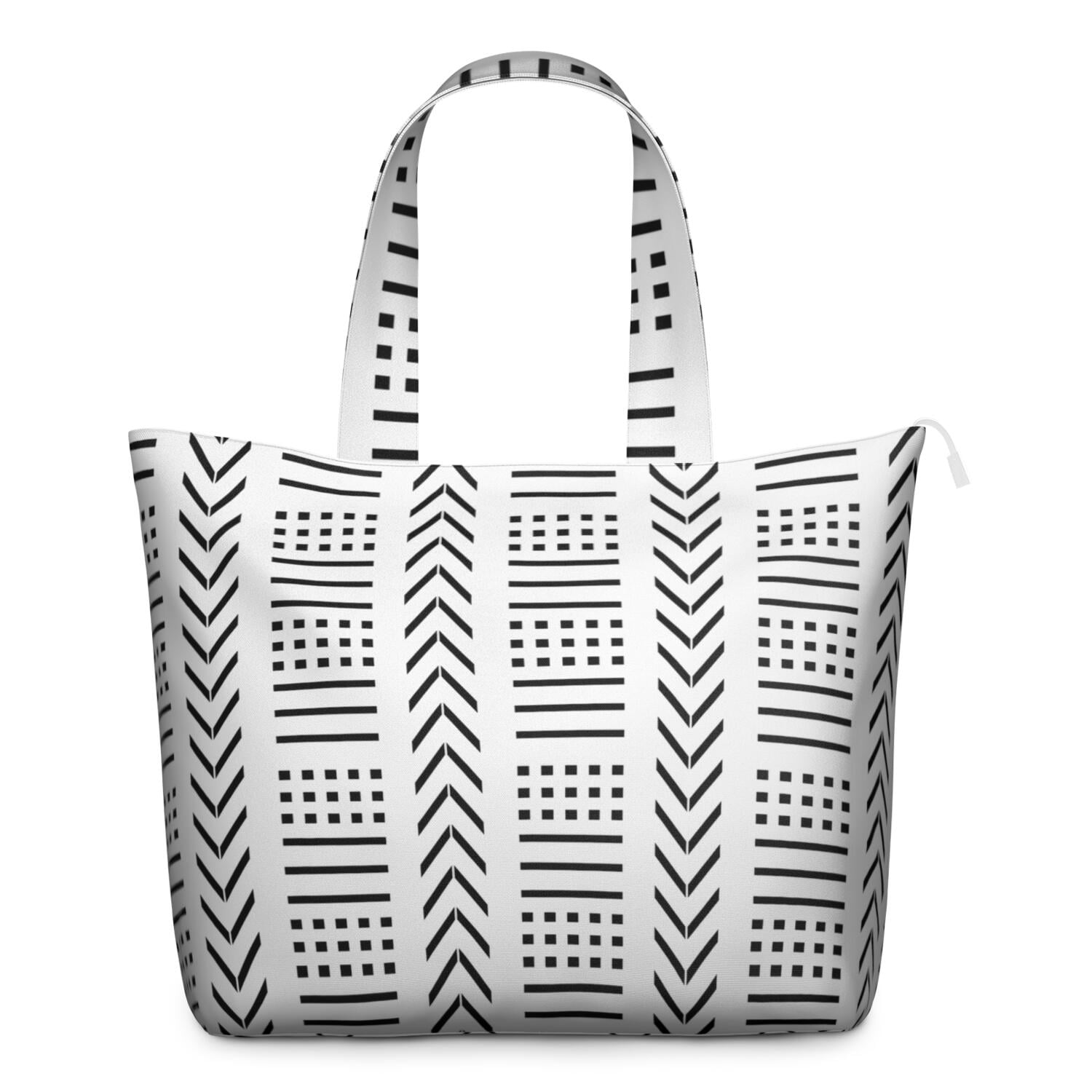 Rustic Home Decor Inspired Zipper Tote, Lightweight Weekender Bag with ...