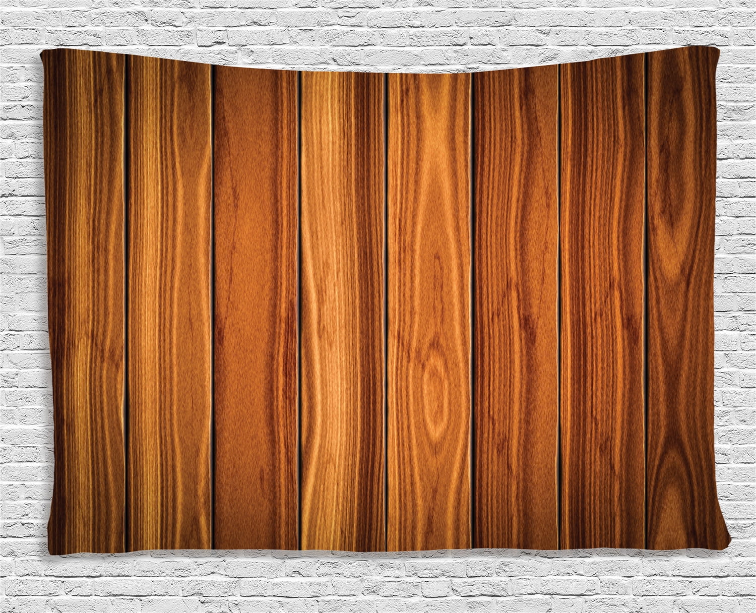 Rustic Home Decor Tapestry, Tall Decorative Bound Wood Line Timber ...