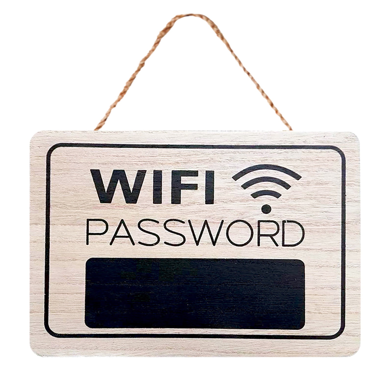 Rustic Home Hanging Decorations Store Hotel Public Places WIFI Password ...