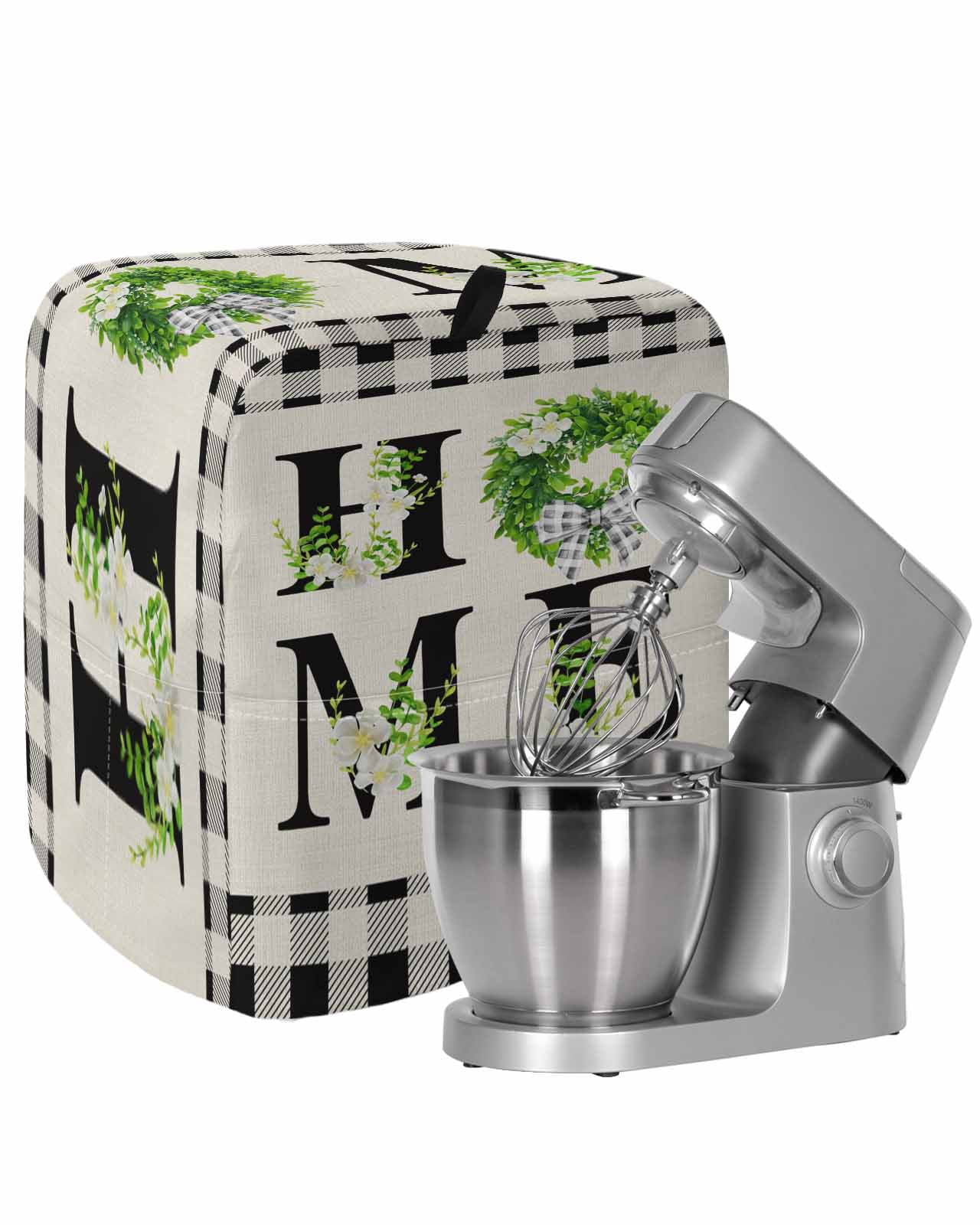 Rustic Home Stand Mixer Dust Cover with Storage Pocket & Handles ...