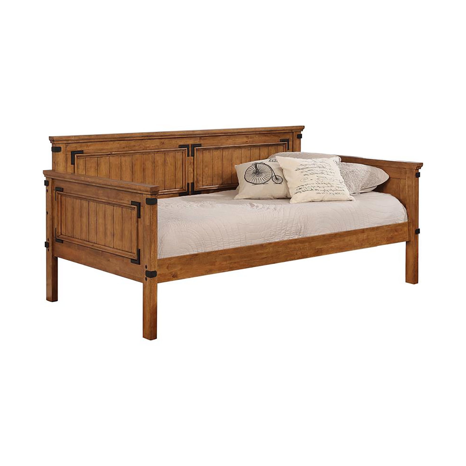 Rustic Honey Daybed, Crafted With Solid Rubberwood For A Relaxing ...