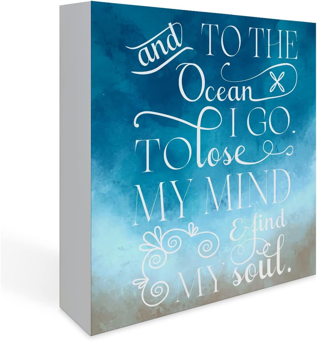 Rustic I Go to Lose My Mind and Find My Soul Wood Box Sign, Farmhouse ...