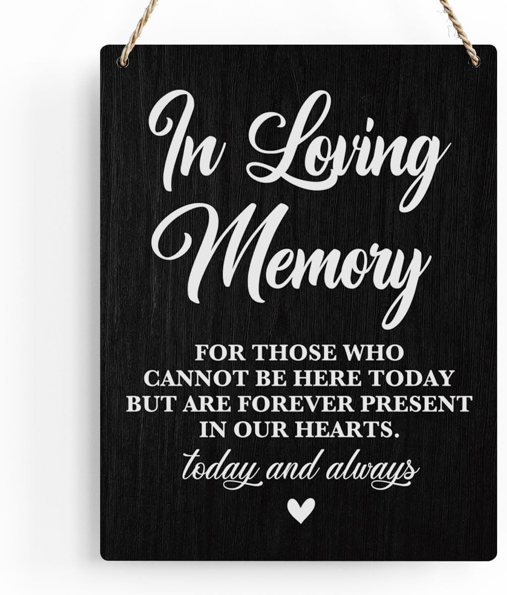 Rustic In Loving Memory Wedding Signs, Boho Wedding Decor Engagement ...