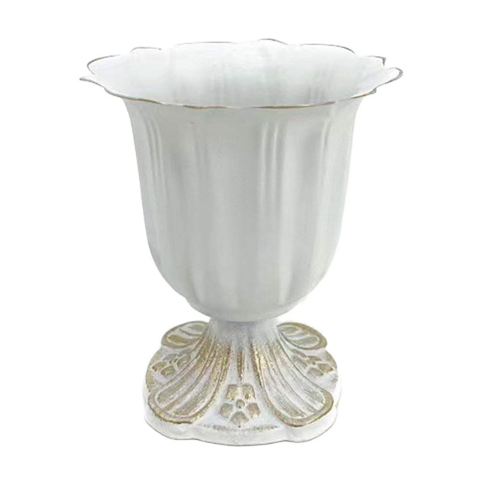 Rustic Iron Grecian Urn Planter Classic Farmhouse Urn Flower Pot Vase ...